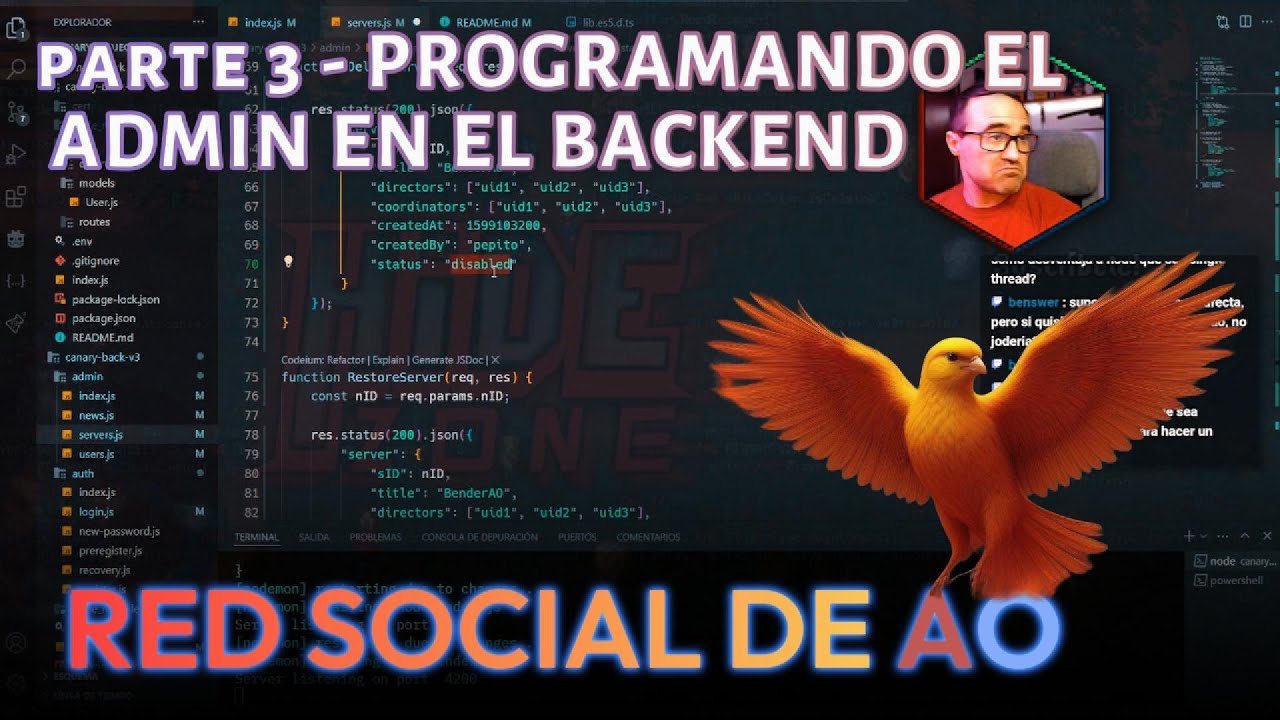 Como funcionaría el Admin 🐦 La red social de Argentum Online - YouTube