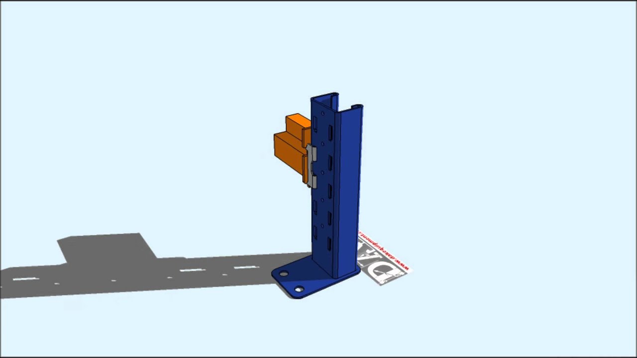 3D Slide & Lock Pallet Rack - YouTube