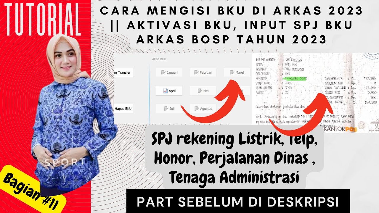 🔴Tutorial mengisi BKU di ARKAS 2023 Aktivasi BKU, Input SPJ BKU ARKAS ...