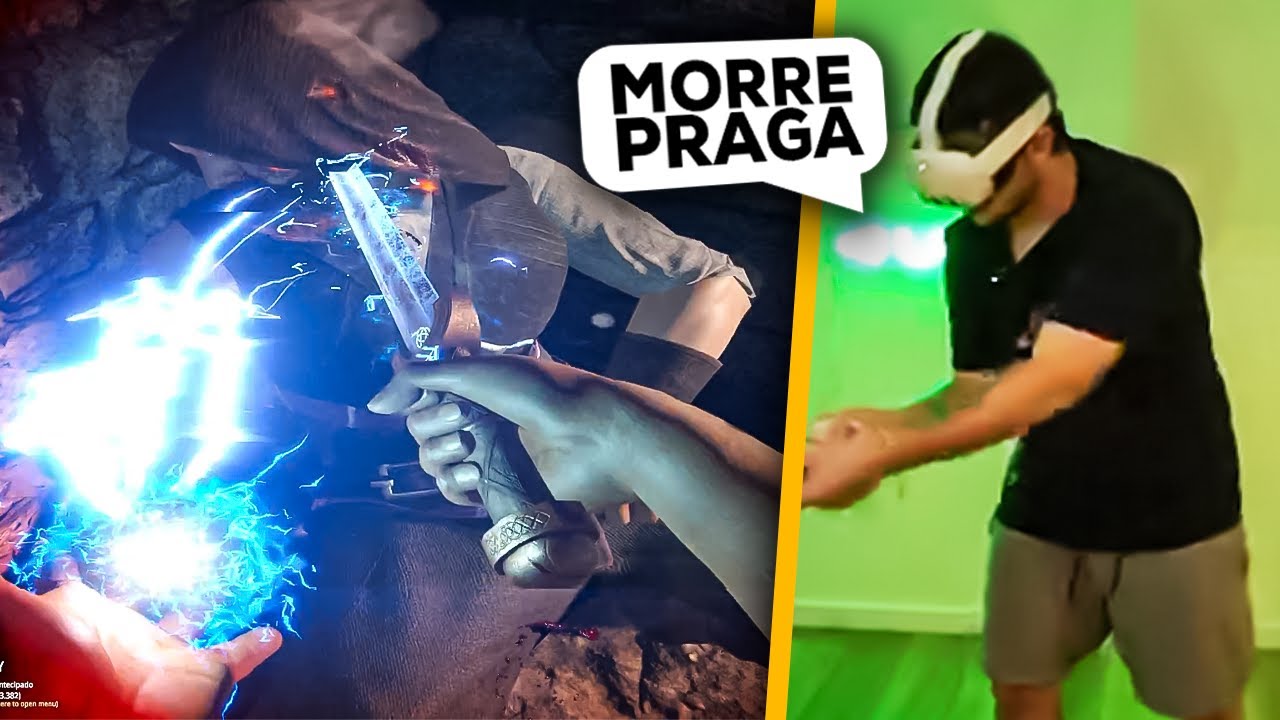 GABE JOGOU BLADE E SORCERY COM O ÓCULOS DE REALIDADE VIRTUAL - YouTube