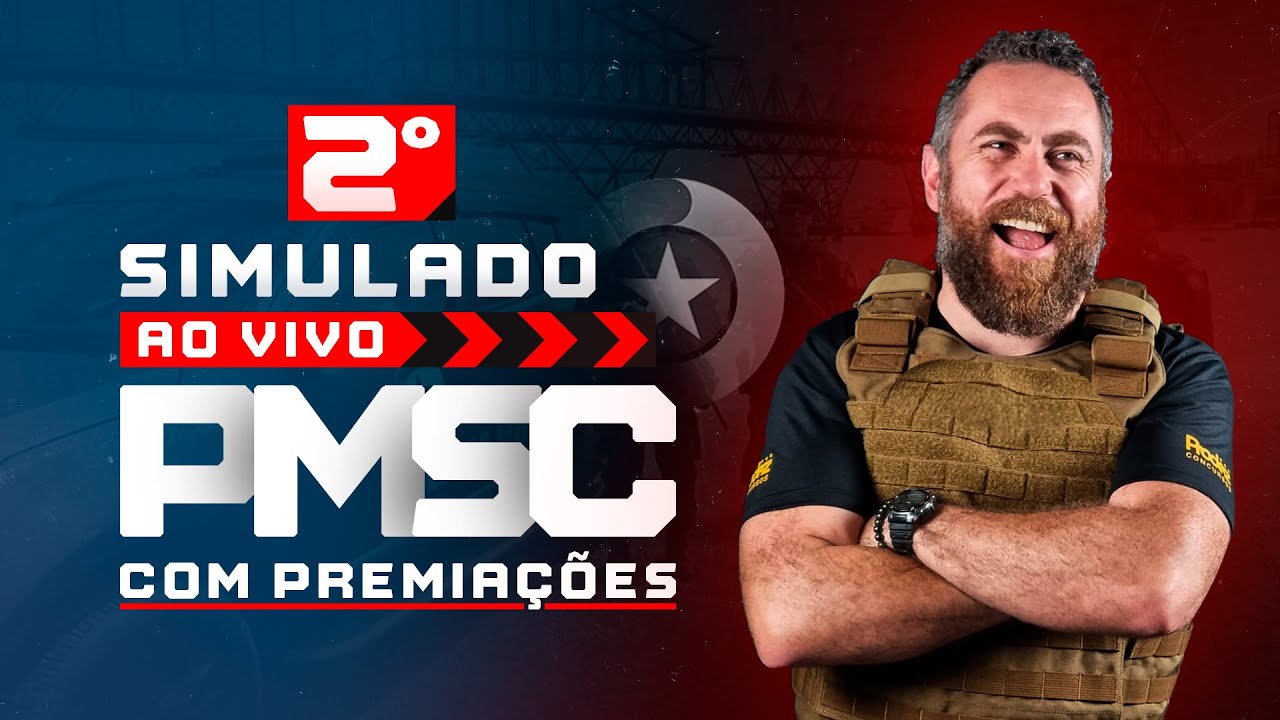 Pós-Edital PMSC | 2° Simulado ao Vivo (COM PREMIAÇÕES) - YouTube