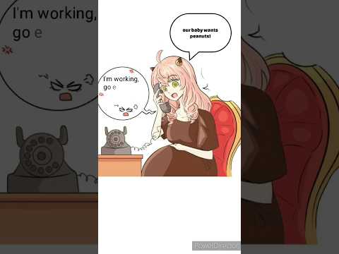 Pregnant anya comic dub - #shorts #spyxfamily