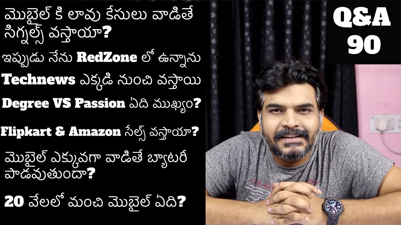 Q&A With Prasad tech in telugu # 90 - YouTube