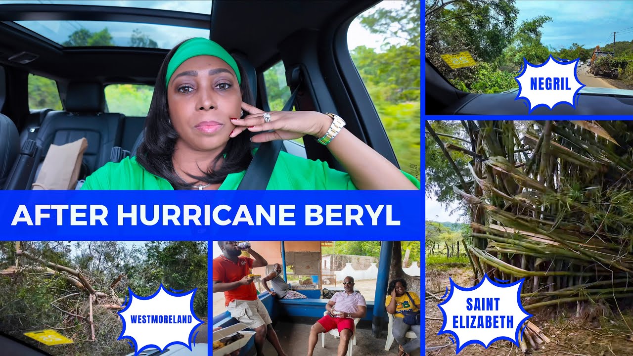 Hurricane Beryl HITS Jamaica! Negril & St. Elizabeth Aftermath, Local ...