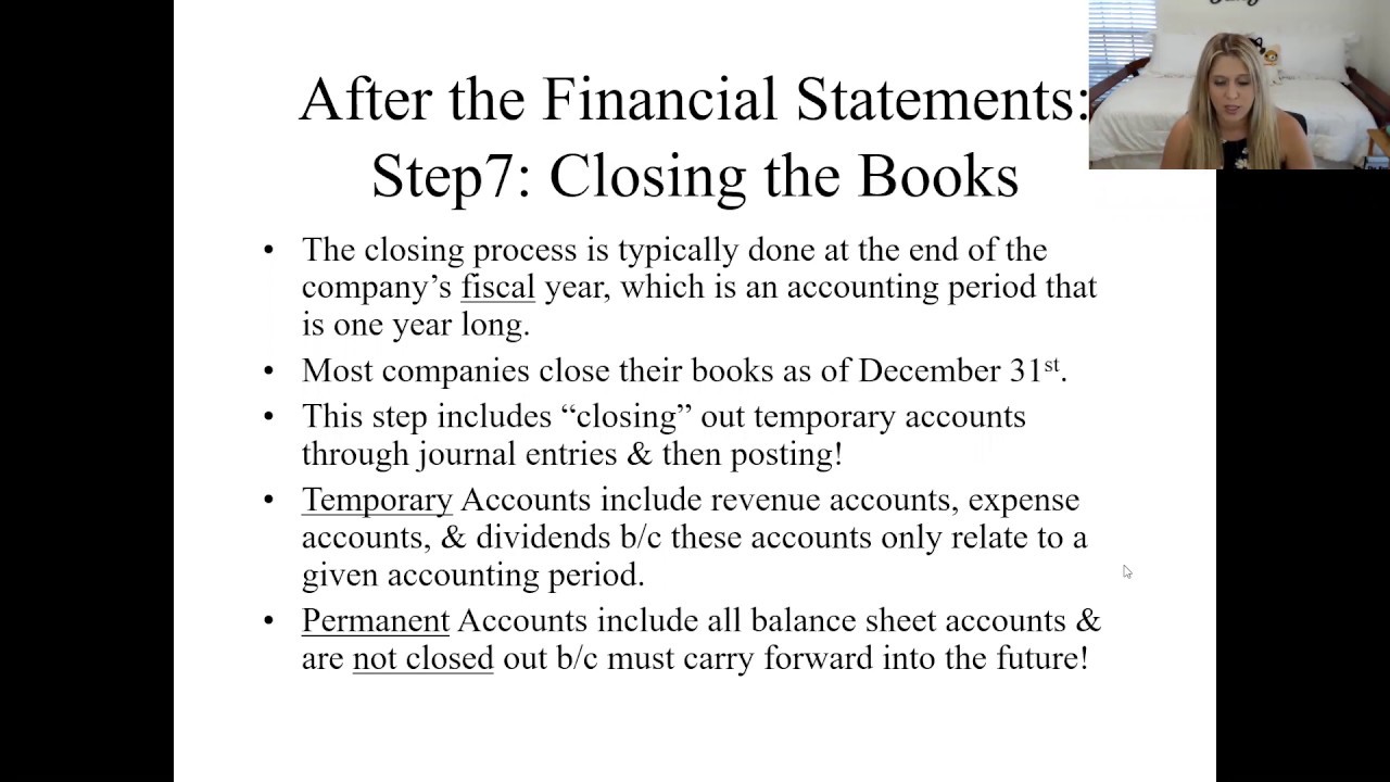 Closing the Books - YouTube