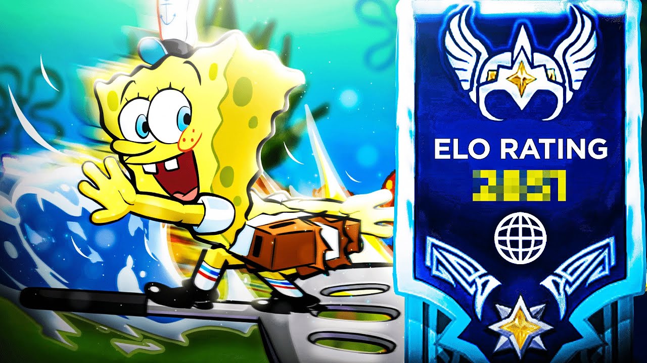I Farmed INFINITE ELO with SpongeBob in Brawlhalla Ranked! - YouTube