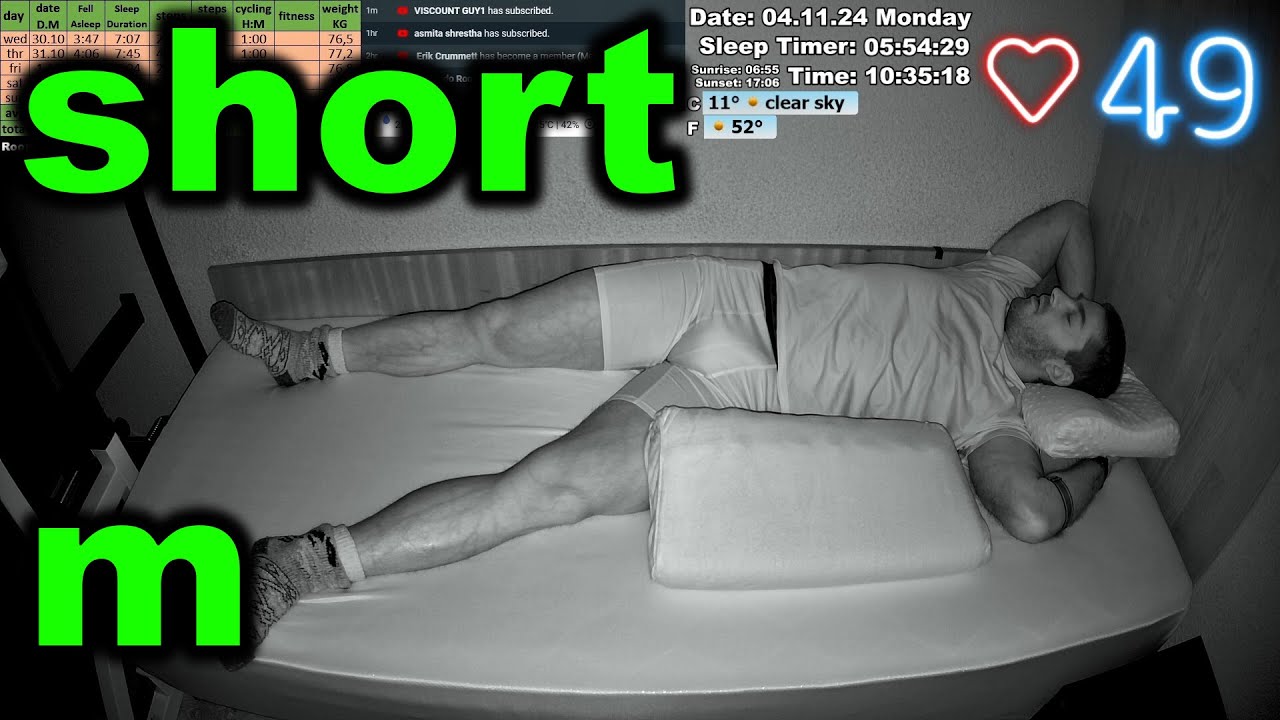 Sleep Stream short 4.11.2024 men2 - YouTube