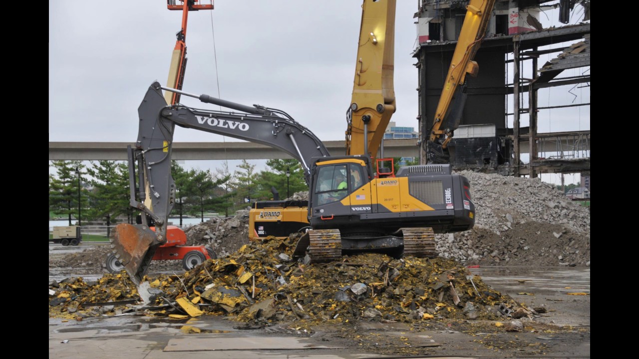 Joe Louis Arena Demolition. The End Of An Era - YouTube