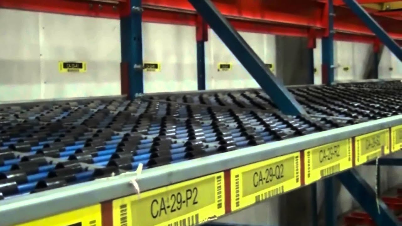 USED PUSH BACK RACKING: High Density Storage Racking System - YouTube