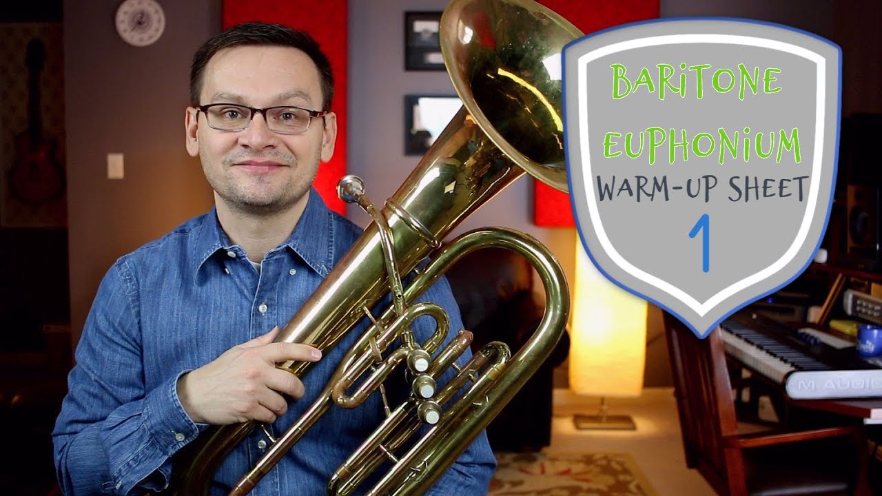Baritone and Euphonium Warm Up Sheet 1 - YouTube