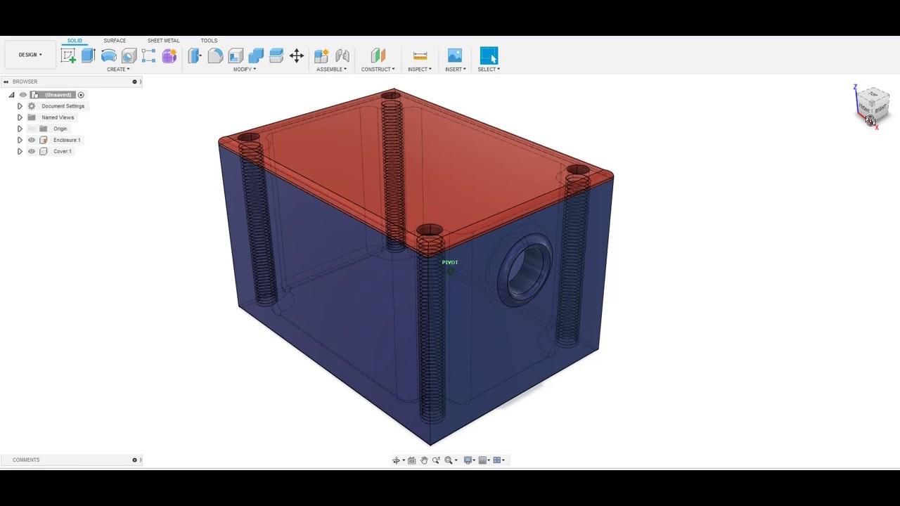 Electric enclosure designed with Fusion360 - Part 3 - YouTube
