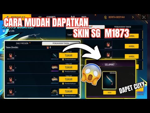 TUTORIAL CARA CEPAT DAN MUDAH UNTUK DAPATKAN SKIN SG2 M1873 TERBARU GARENA FREE FIRE VIRAL ...