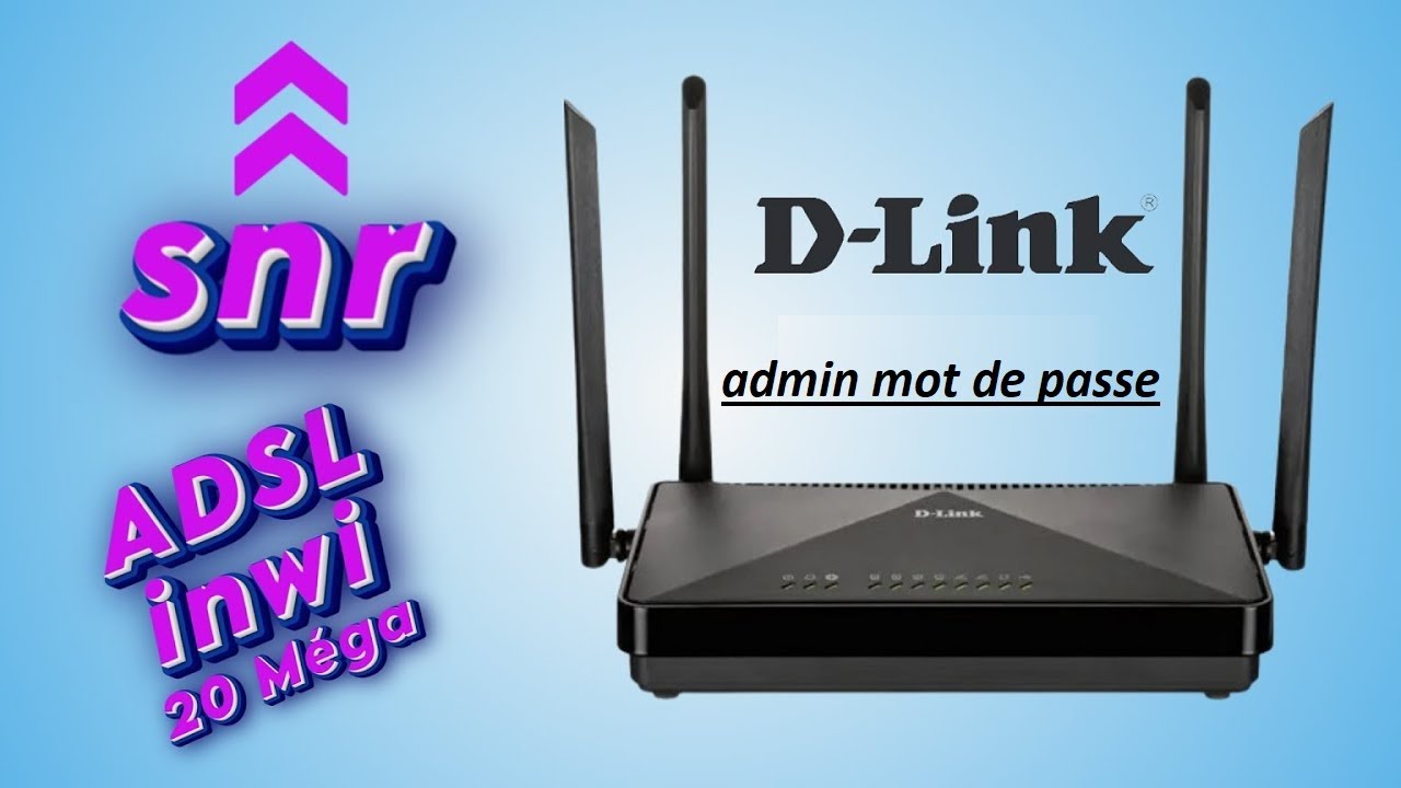 ADSL EXTRA INWI mot de passe admin - YouTube