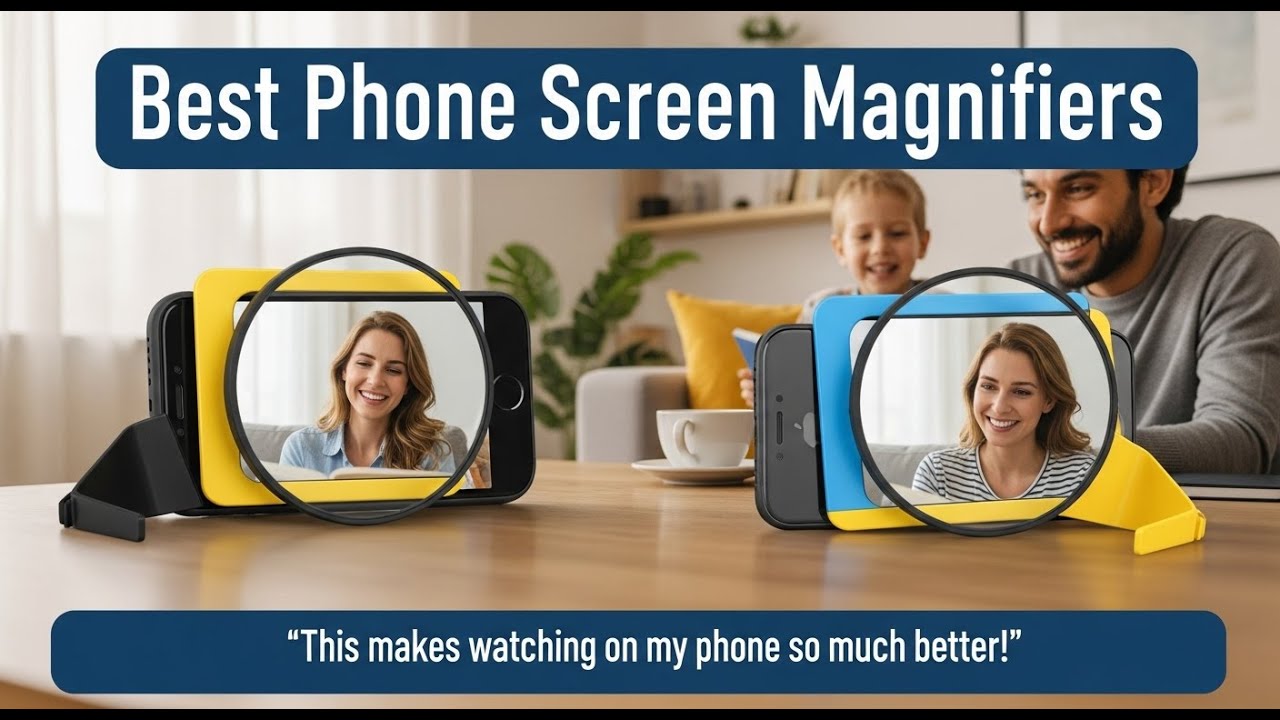 TOP 5 Best Phone Screen Magnifiers 2025 - YouTube