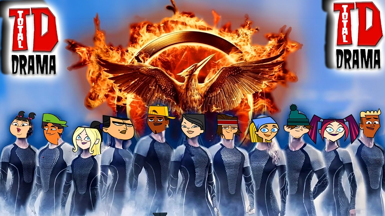 HUNGER GAMES VS 24 TOTAL DRAMA ISLAND CHARACTERS - YouTube