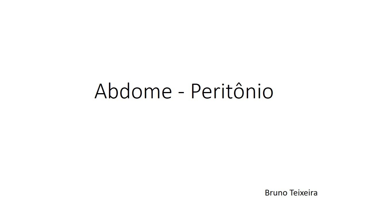 Anatomia do Peritônio - Cavidade Peritoneal - YouTube