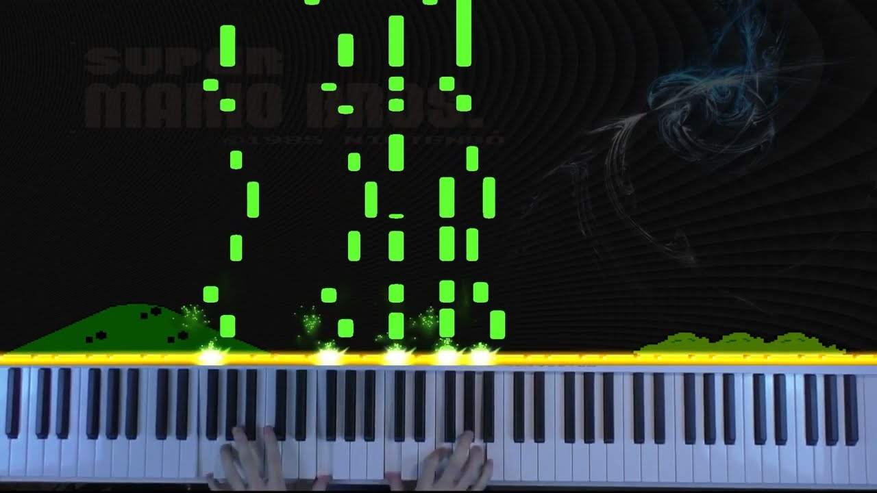 Super Mario Bros - Main Theme (Piano) - YouTube
