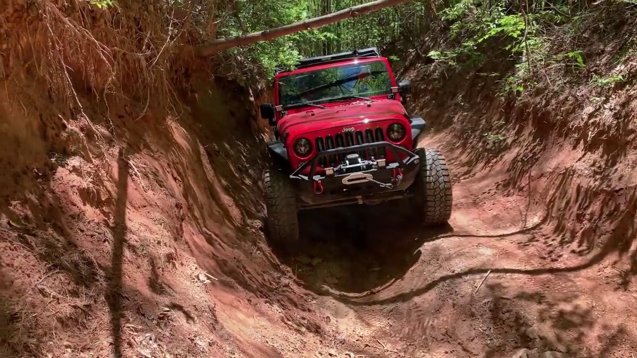 Camping on Nimblewill Gap Rd and off-roading on Flatland Rd in GA - YouTube