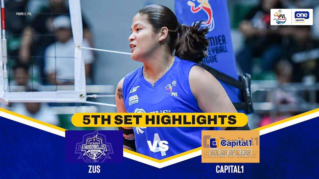 CAPITAL1 vs. ZUS COFFEE | SET 5 HIGHLIGHTS | 2025 PVL ON TOUR | July 6 ...