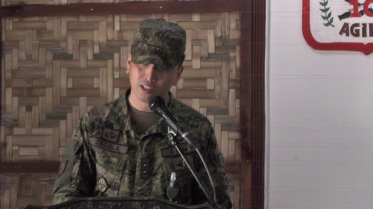 Lt. Col. Ramon Zagala Speech during the 28th IB Change of Command ...