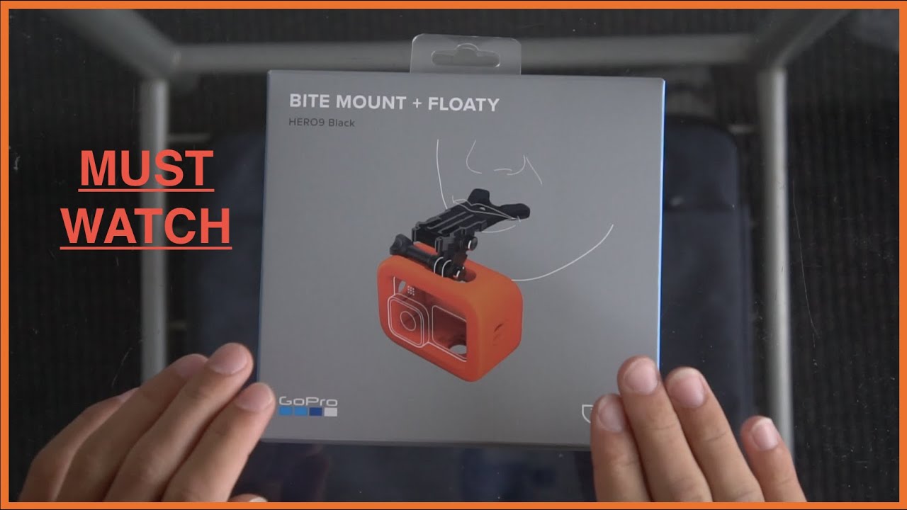 GoPro 9 Bite Mount + Floaty unboxing and review !!!!! - YouTube