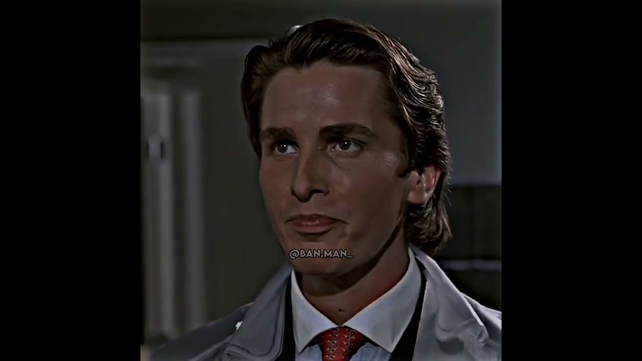 I Want To Fit In… | Patrick Bateman / American Psycho Edit (4K) - YouTube
