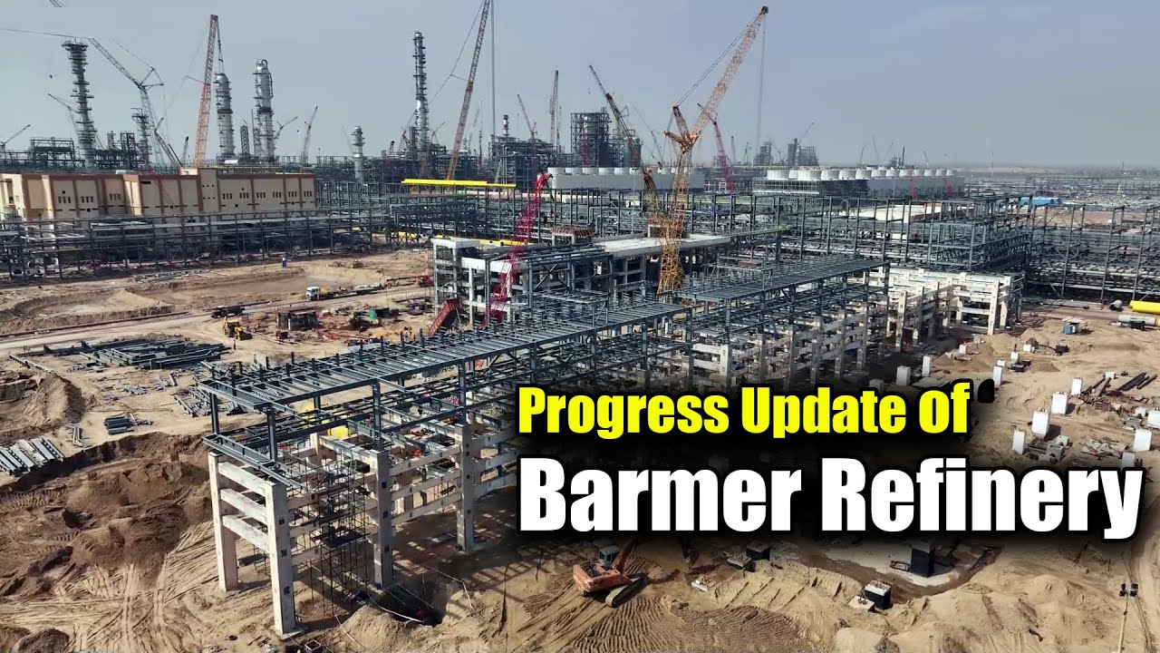 Progress Update of Barmer Refinery | Megha Engineering - YouTube