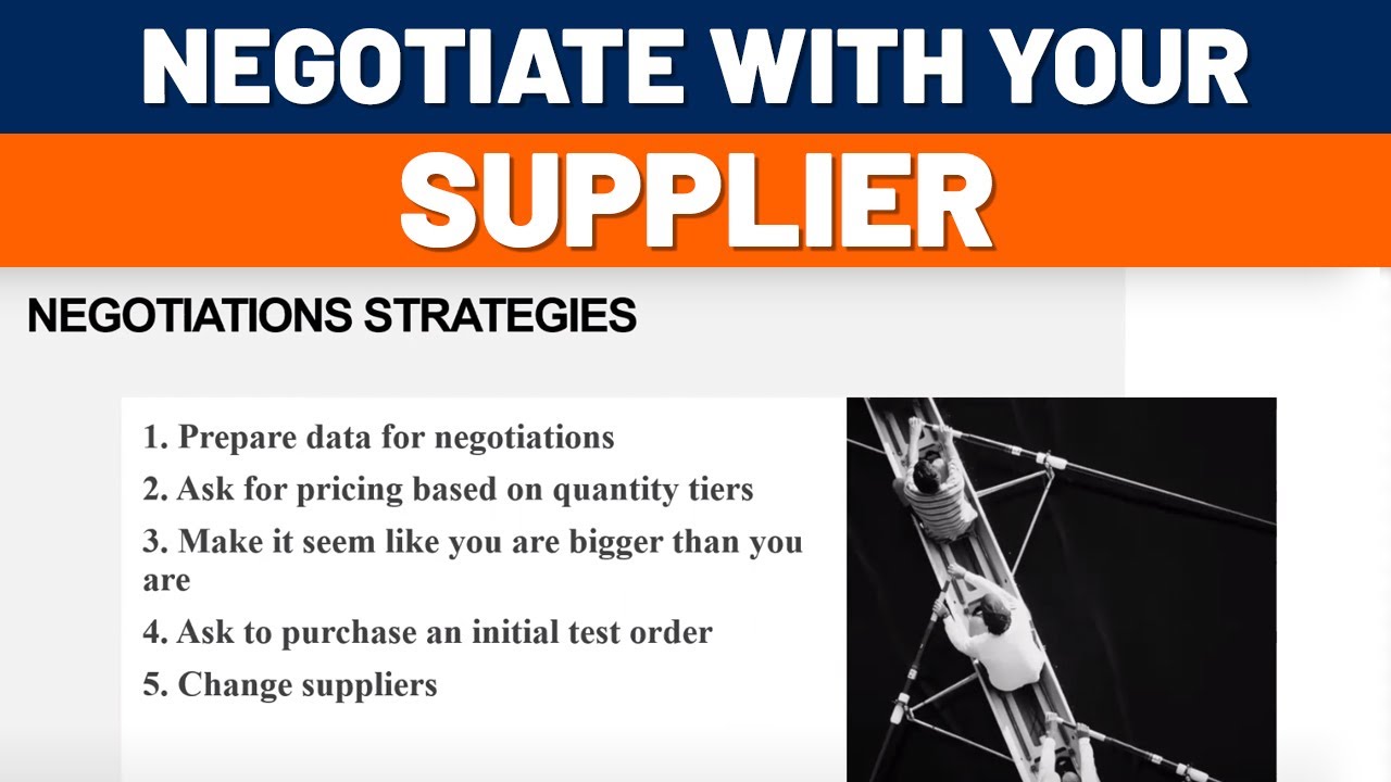 Negotiation Skills | How to Negotiate with your Supplier? | Explained ...