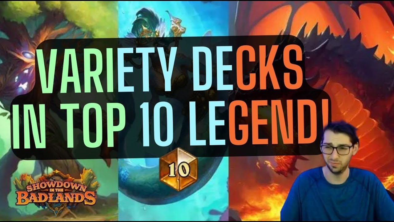 BANTER FACE PLAYS VARIETY DECKS IN TOP 10 LEGEND! SHOWDOWN IN THE ...
