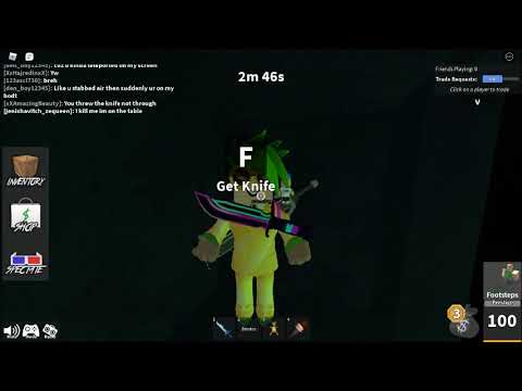 roblox Murder Mystery 2 how to get the rb knife