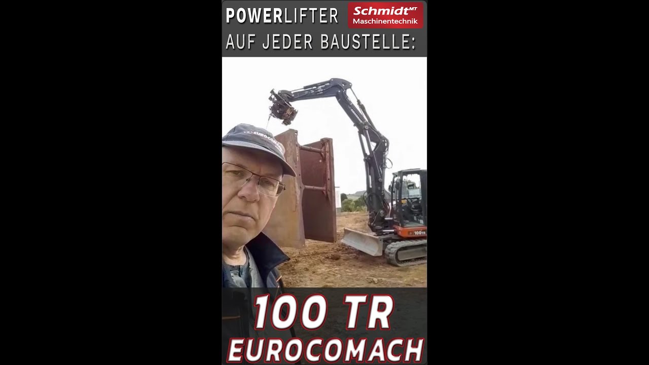 Powerlifting mit EUROCOMACH 100TR auf der Baustelle | Schmidt ...