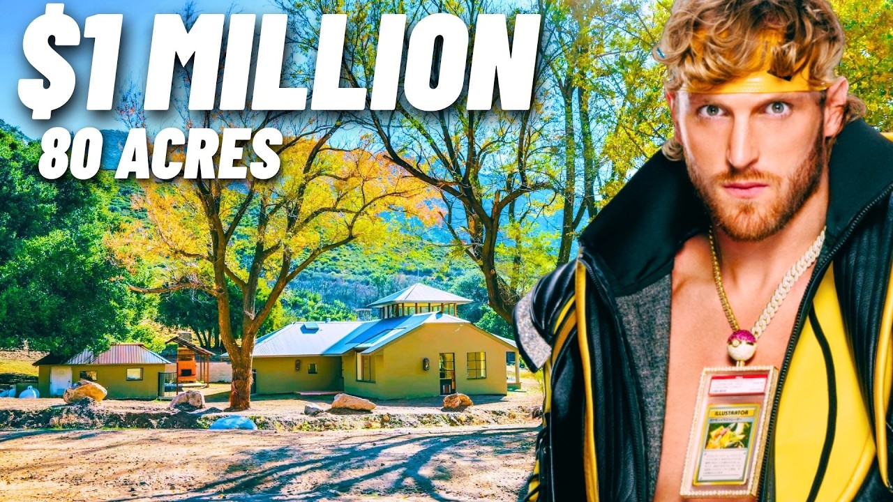 Logan Paul’s $1 Million Secret 80-Acre Mountain Ranch - YouTube