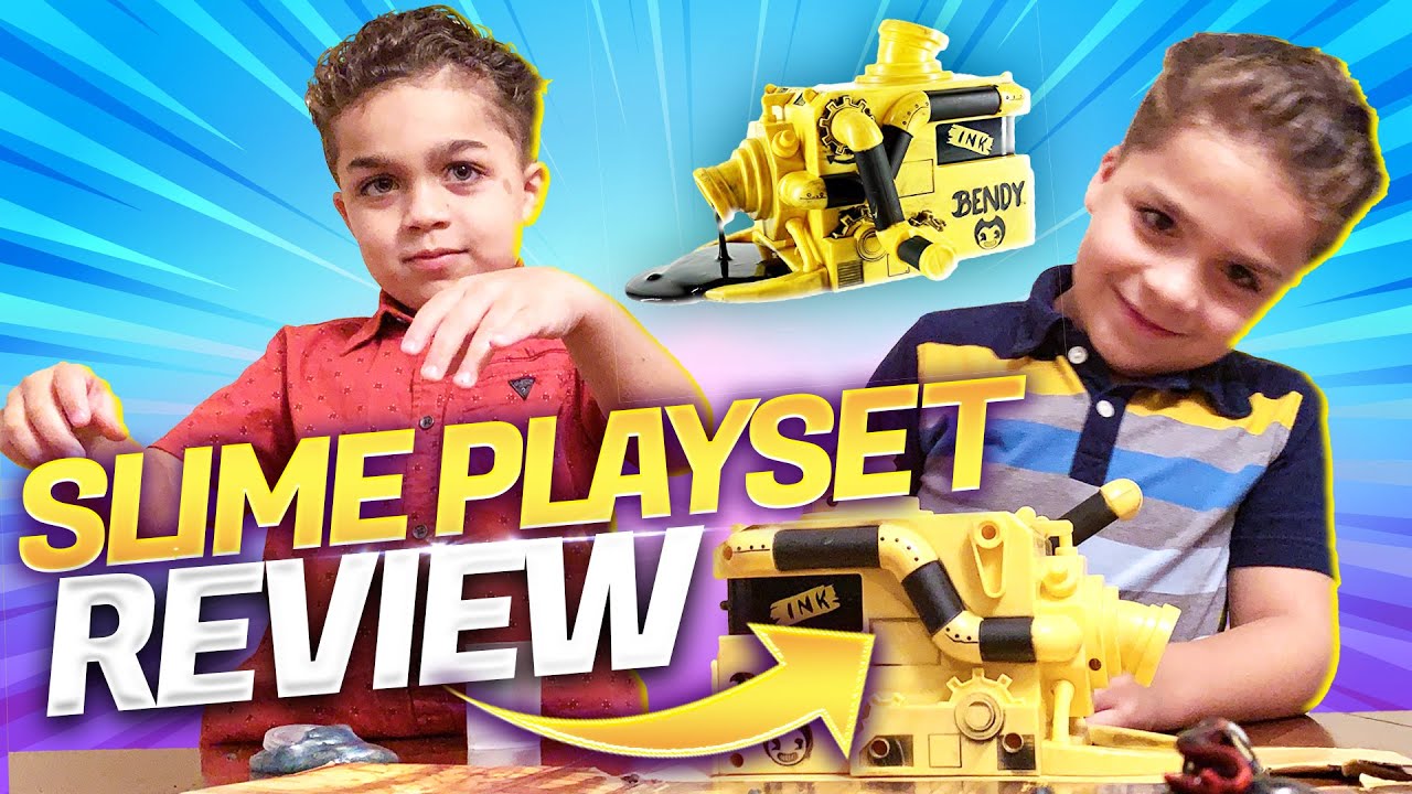 Bendy Dark Revival INK MACHINE PLAYSET! Slime playset series - YouTube