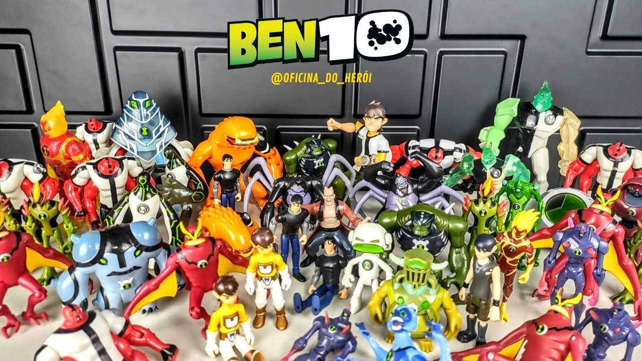 FINALMENTE! MEGA UNBOXING DE BONECOS BEN 10 ORIGINAIS DA BANDAI NO ...