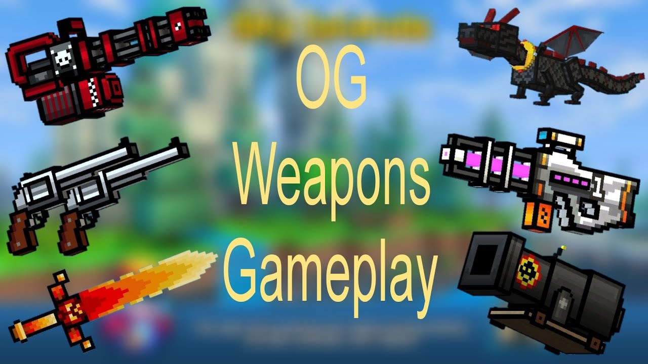 Pixel Gun 3D - OG Weapons Gameplay - YouTube