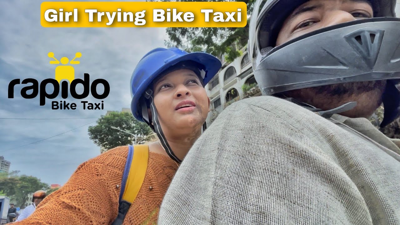 Girl Trying Rapido Bike Ride | Mumbai Transport | Solo Women Vlogger 😎 ...