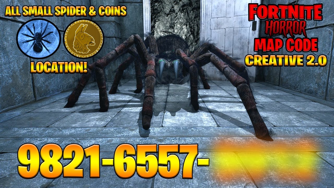 Arachnophobia Horror Nightmare Creative 2.0 Map Code Fortnite All Small ...