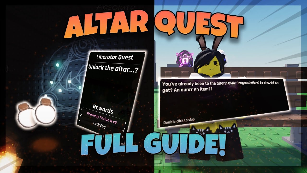 How To COMPLETE The Altar Quest For FREE Heavenly Potions! (Sols RNG ...
