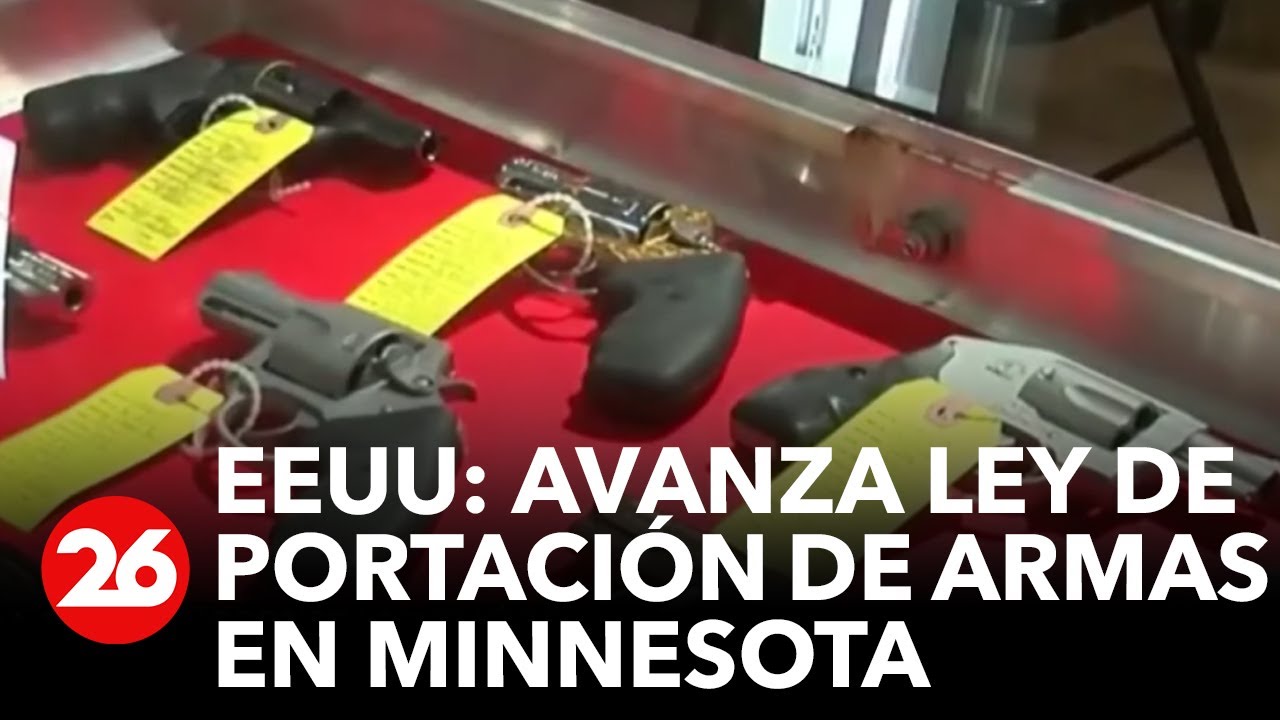 ESTADOS UNIDOS | Avanza el proyecto de ley sobre la portación de armas en Minnesota - YouTube