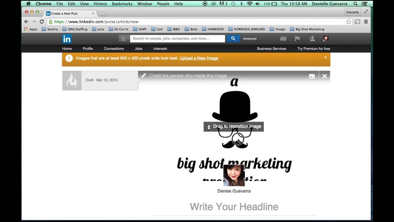 How To Share An Update on LinkedIn - YouTube