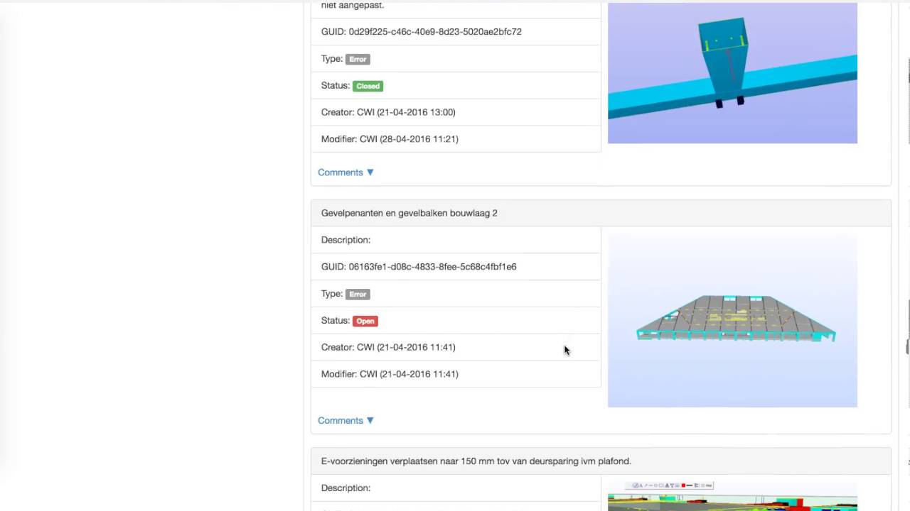 BCF viewer in bimvie.ws - YouTube