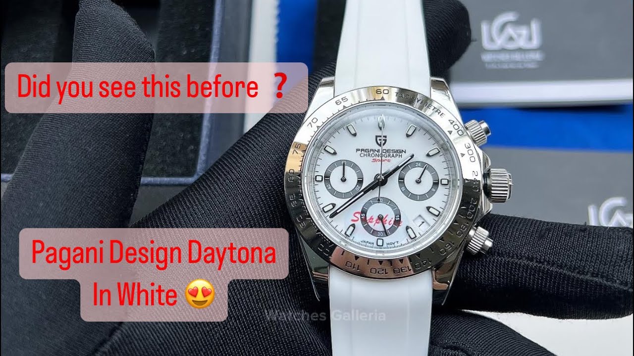 Pagani Design PD 1727 White | White Daytona | All White | Pagani White ...