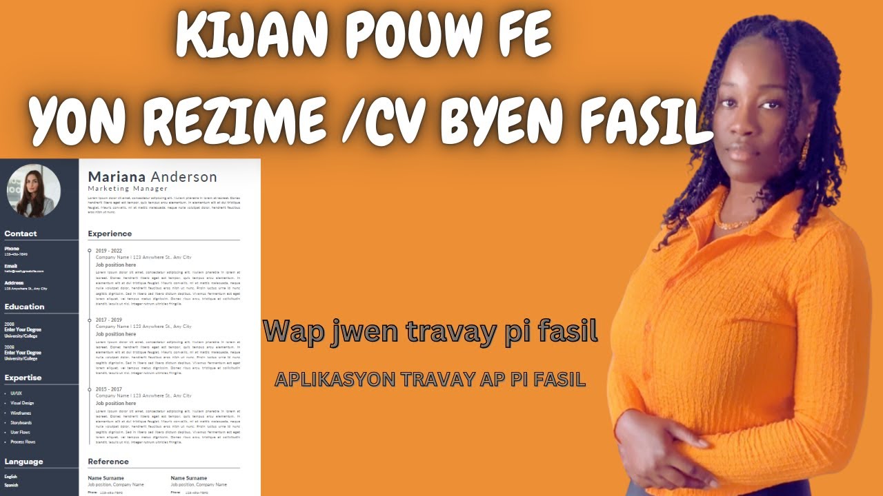 KIJAN POUW FE YON REZIME/ CV - YouTube KIJAN POUW FE YON REZIME/ CV - YouTube