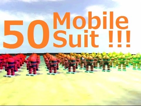 Polycode + ODE C++ Robot Simulator 50 Mobile Suit Walk - YouTube