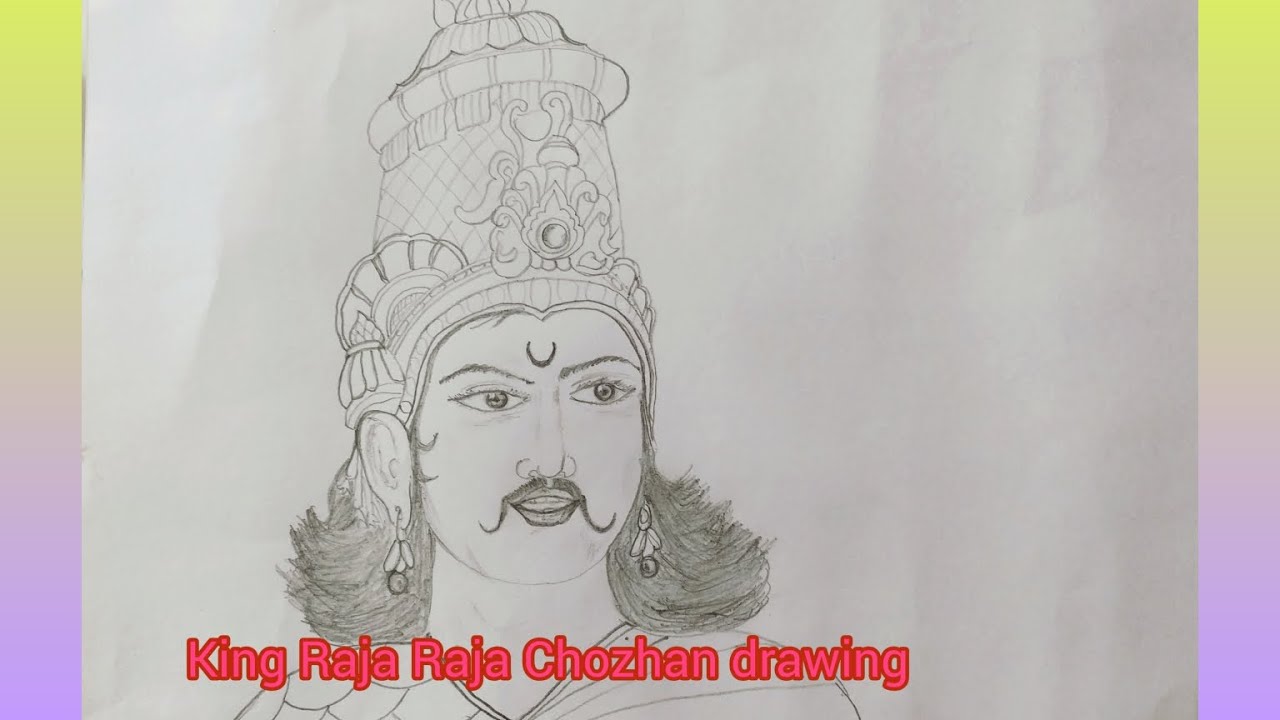 How to draw Raja Raja Chozhan II #drawing #easydrawing #sketching #ps2 ...