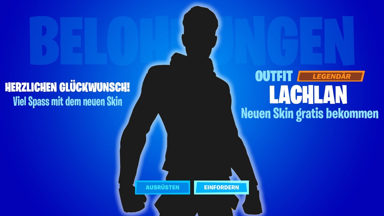GRATIS SKIN Fortnite Skin LACHLAN bekommen im Spickhacken Turnier ...