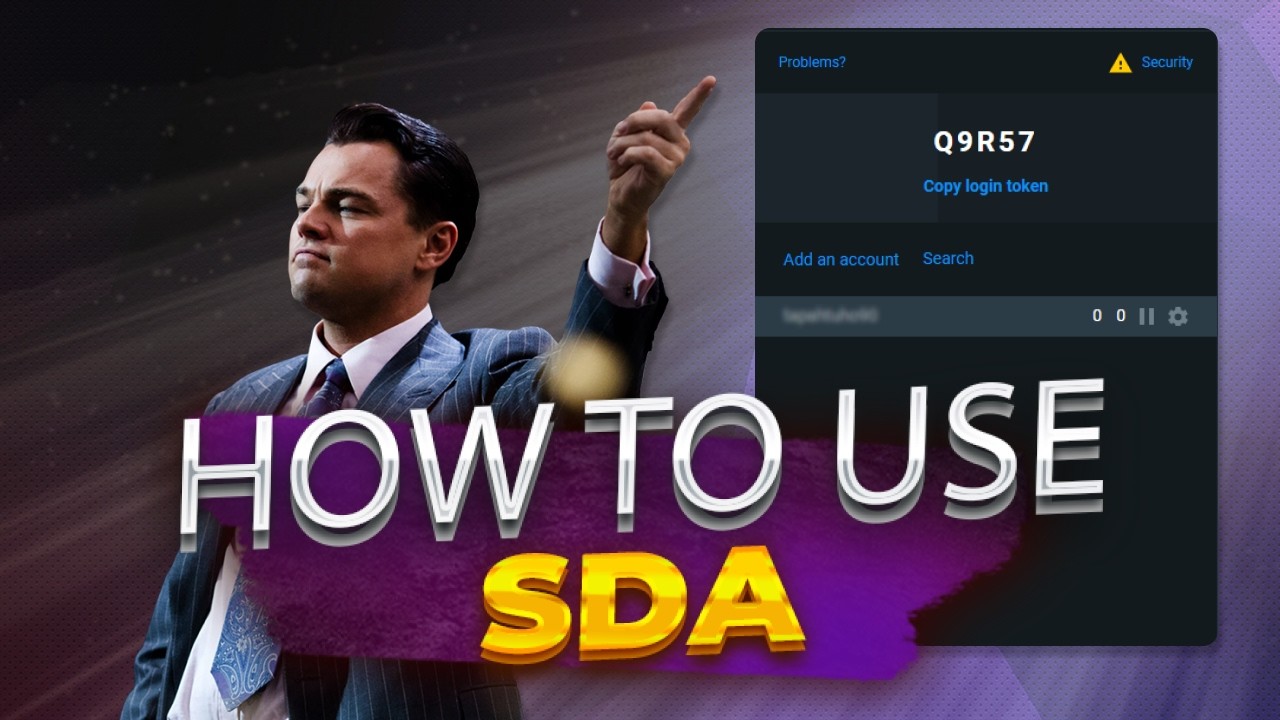 How to connect Steam Desktop Authenticator | SDA | maFile | Steam Guard ...