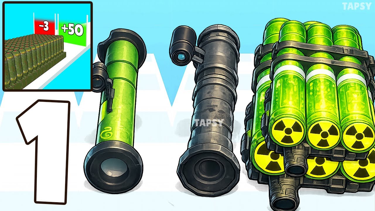 🚀Rockets Stack Gameplay Walkthrough Levels 2–10 Satisfying Stacking ...