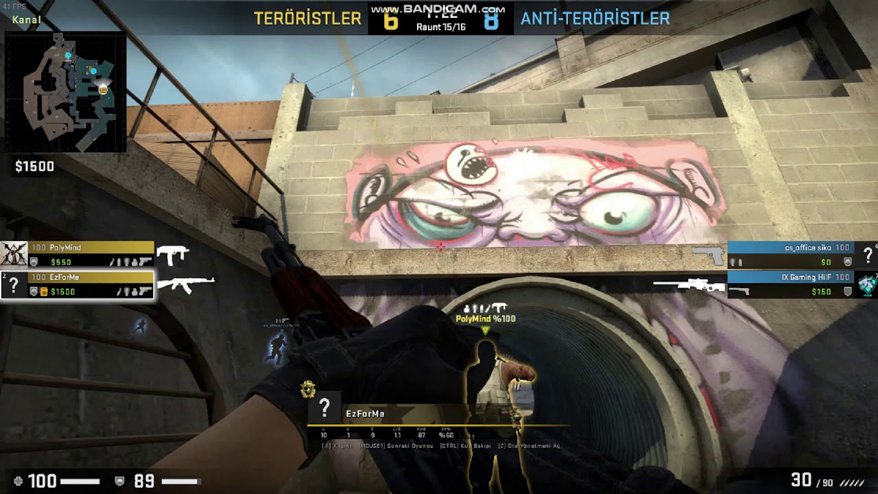 Cs Go-Overpass-Wingman-1 TAP to Heaven - YouTube