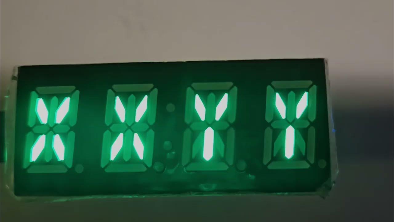 Test 14 Segment Display Youtube